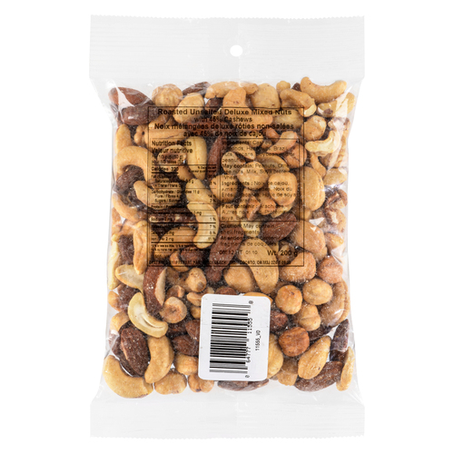 Buy Reddi Snack Deluxe Mixed Nuts No Peanuts Roasted Unsalted 200 g ...