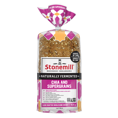Buy Stonemill Bakehouse Bread Honest Wellness Chia And Supergrains 454 ...