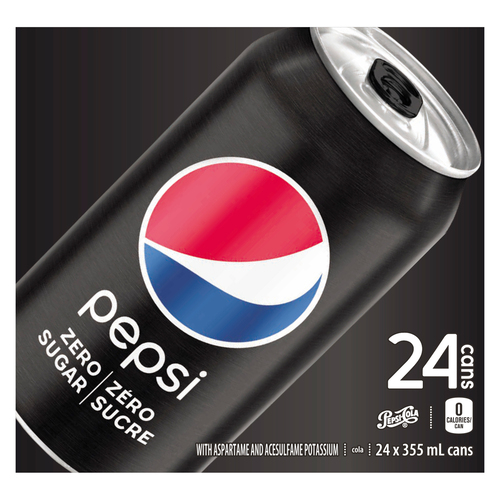 Buy Pepsi Zero Sugar 24 x 355 ml (cans) | FreshCo