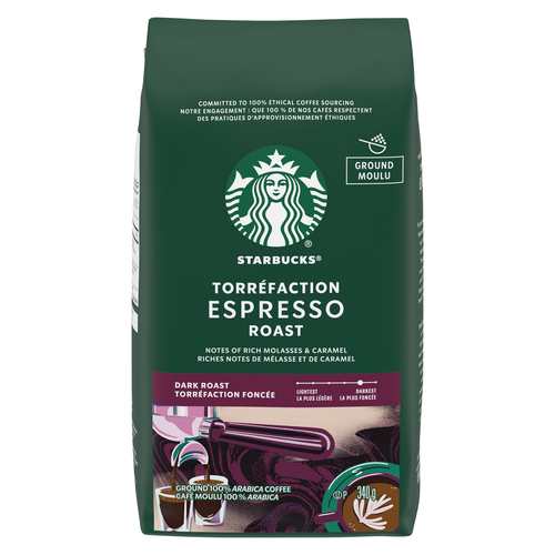 Buy Starbucks Ground Coffee Espresso Dark Roast 340 g | Safeway Canada