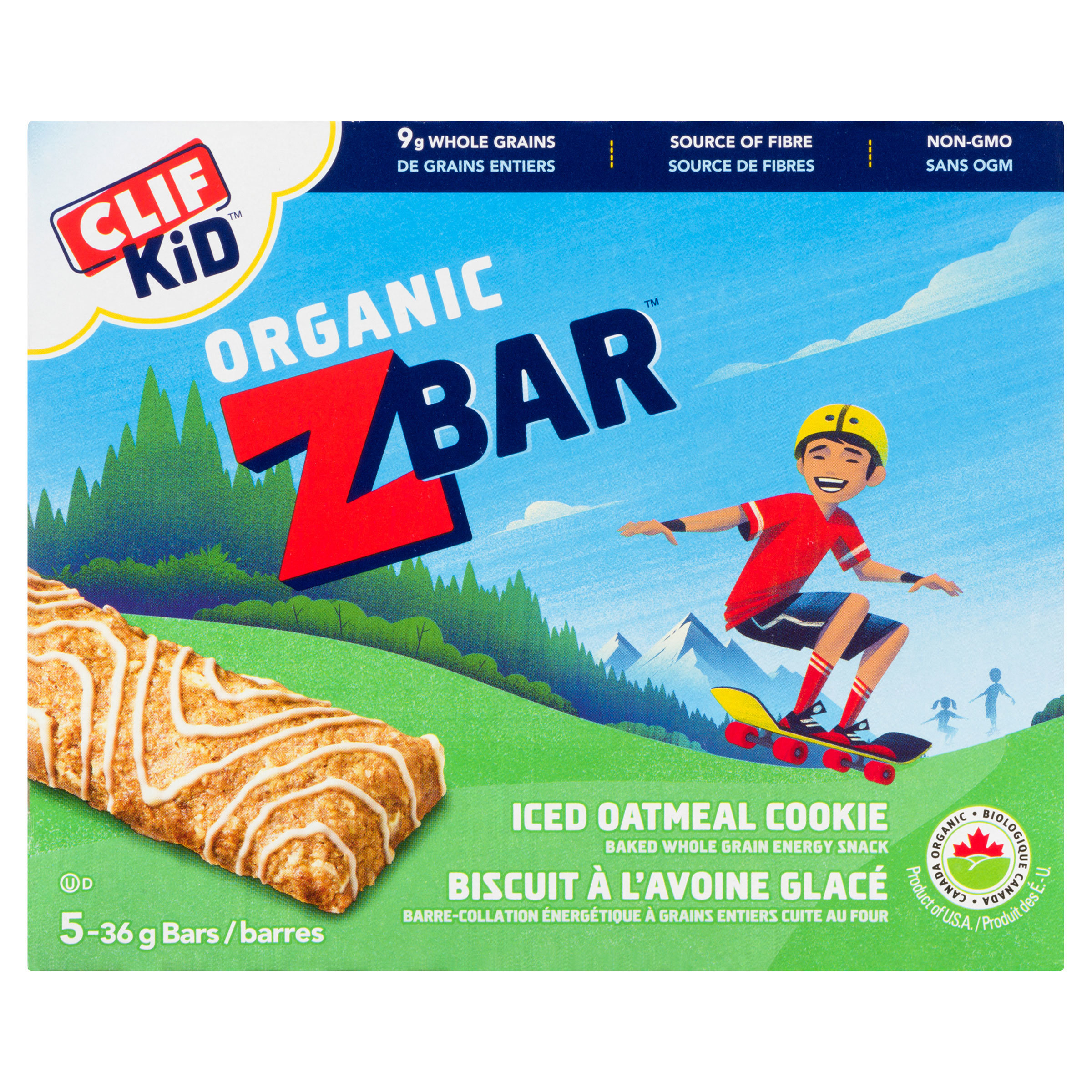 Buy Clif Kid Organic Z Bars Iced Oatmeal Cookie 5 x 36 g | Sobeys Inc.