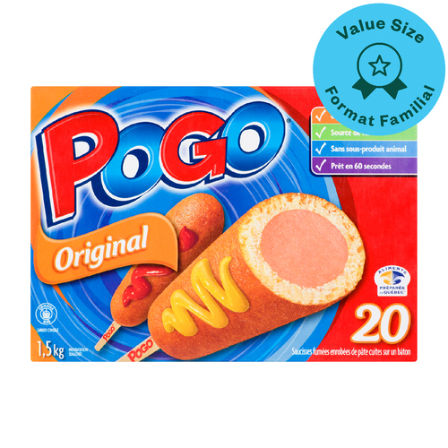 Buy Pogo Frozen Corn Dogs Original 20 x 75 g | Sobeys Canada