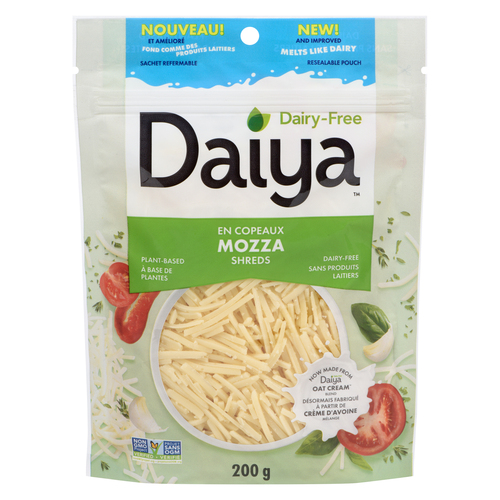 Buy Daiya Dairy Free Vegan Cheese Shreds Mozzarella Flavour 200 g ...