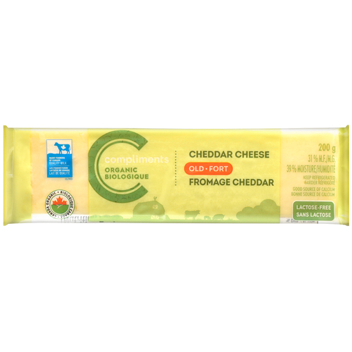 Buy Compliments Organic Cheese Old Cheddar 200 g | Safeway Canada