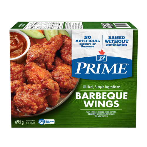 Buy Prime Frozen Chicken Wings Barbeque Raised Without Antibiotics 695 ...
