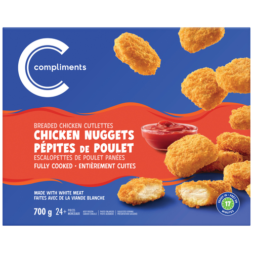 Buy Compliments Frozen Breaded Fully Cooked Chicken Nuggets 700 g | Safeway Canada