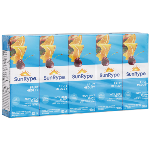 Buy SunRype Juice Fruit Medley Boxes 5 x 200 ml | Safeway Canada