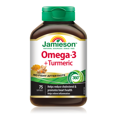 Buy Jamieson Omega-3 + Turmeric Softgels 75 Count | FreshCo