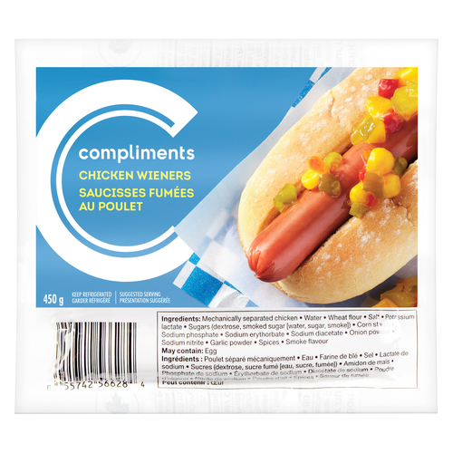 Buy Compliments Wieners Chicken 450 g | Safeway Canada
