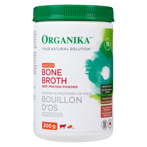 Buy Organika Protein Powder Beef Bone Broth Ginger 300 g | Sobeys Inc.