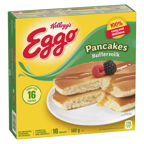 Buy Kellogg's Eggo Frozen Pancakes Buttermilk 16 x 35 g | Safeway Canada