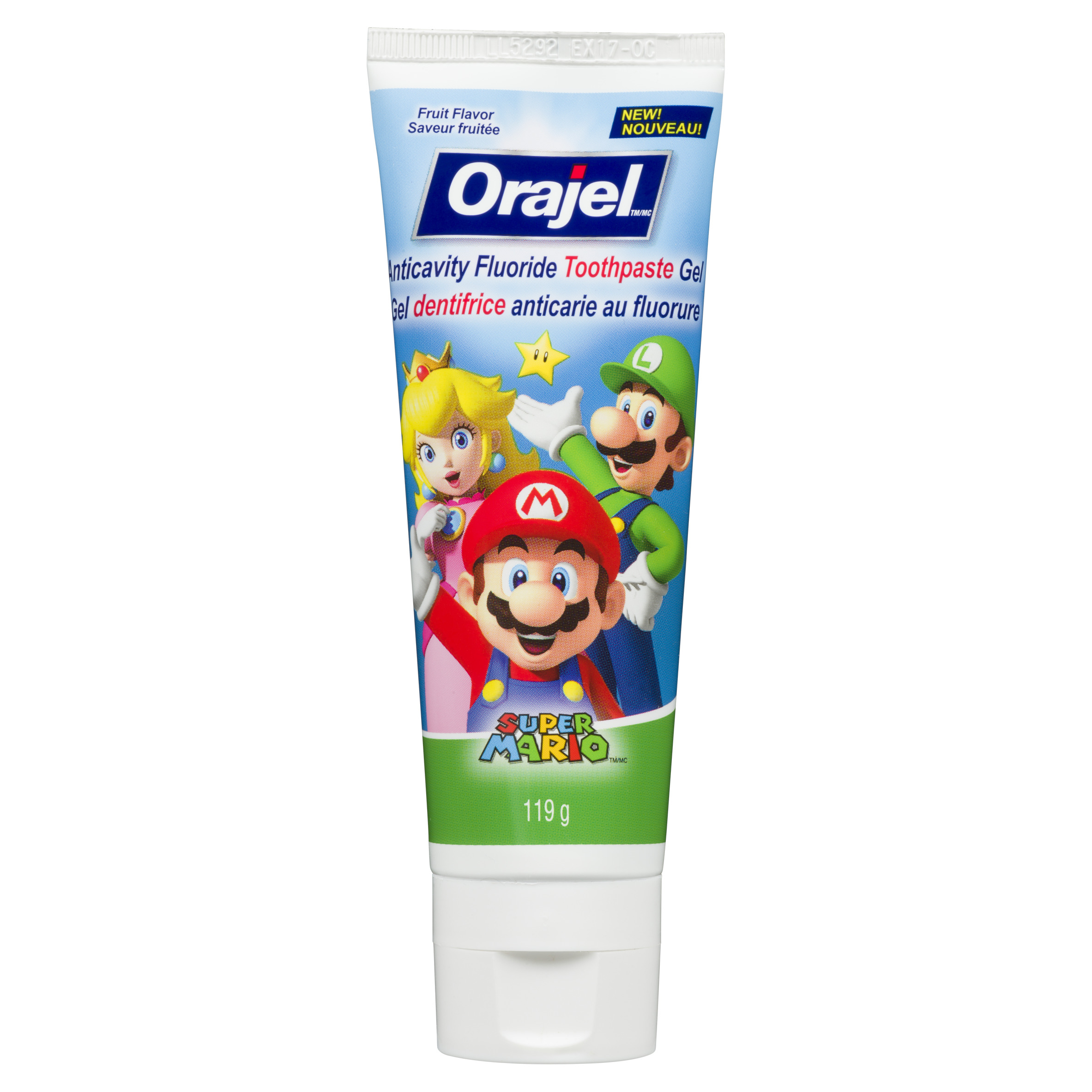 Buy Orajel Kids Anticavity Fluoride Toothpaste Super Mario 119 g ...