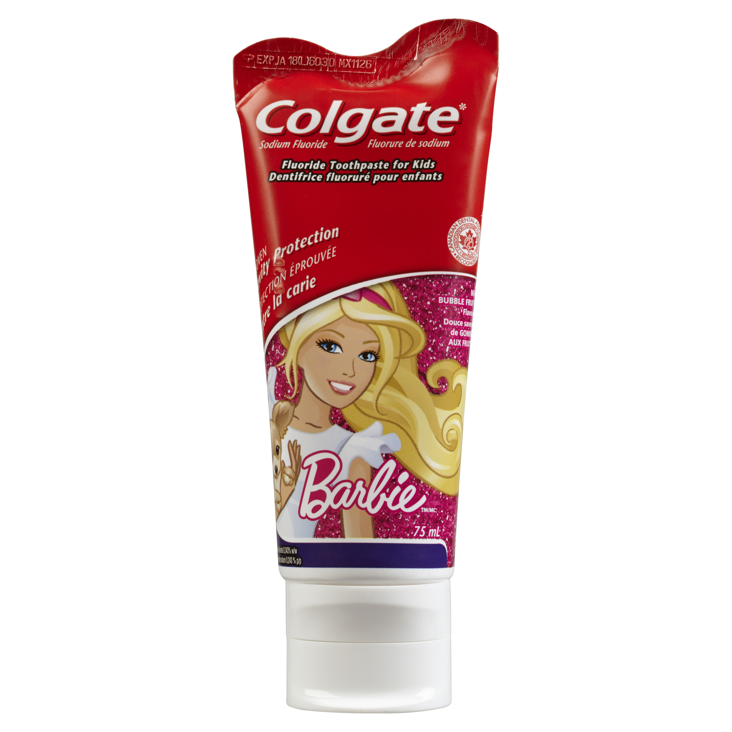 Buy Colgate Kids Fluoride Toothpaste Barbie 75 ml | Sobeys Inc.