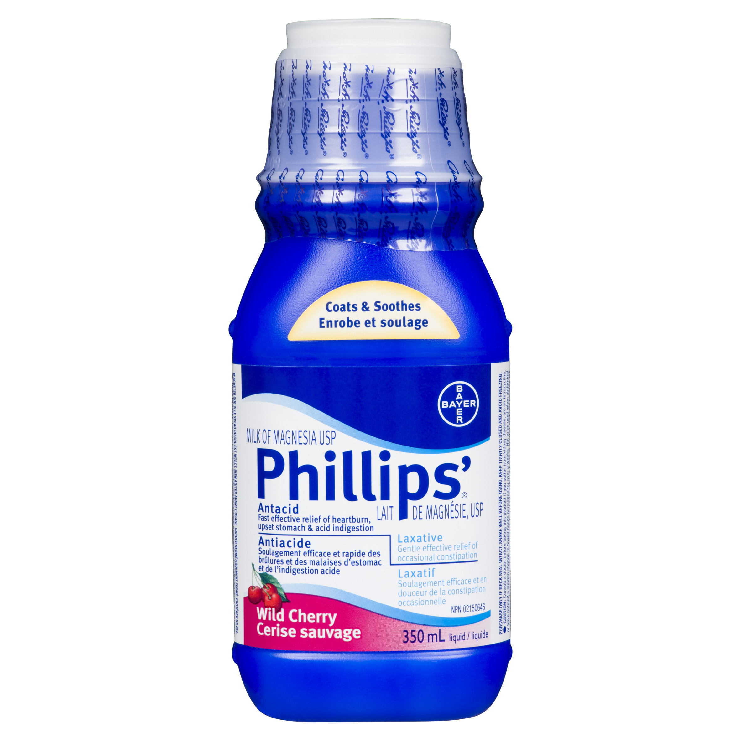 Buy Phillips Antacid Milk Of Magnesia Liquid Cherry 350 ml | FreshCo