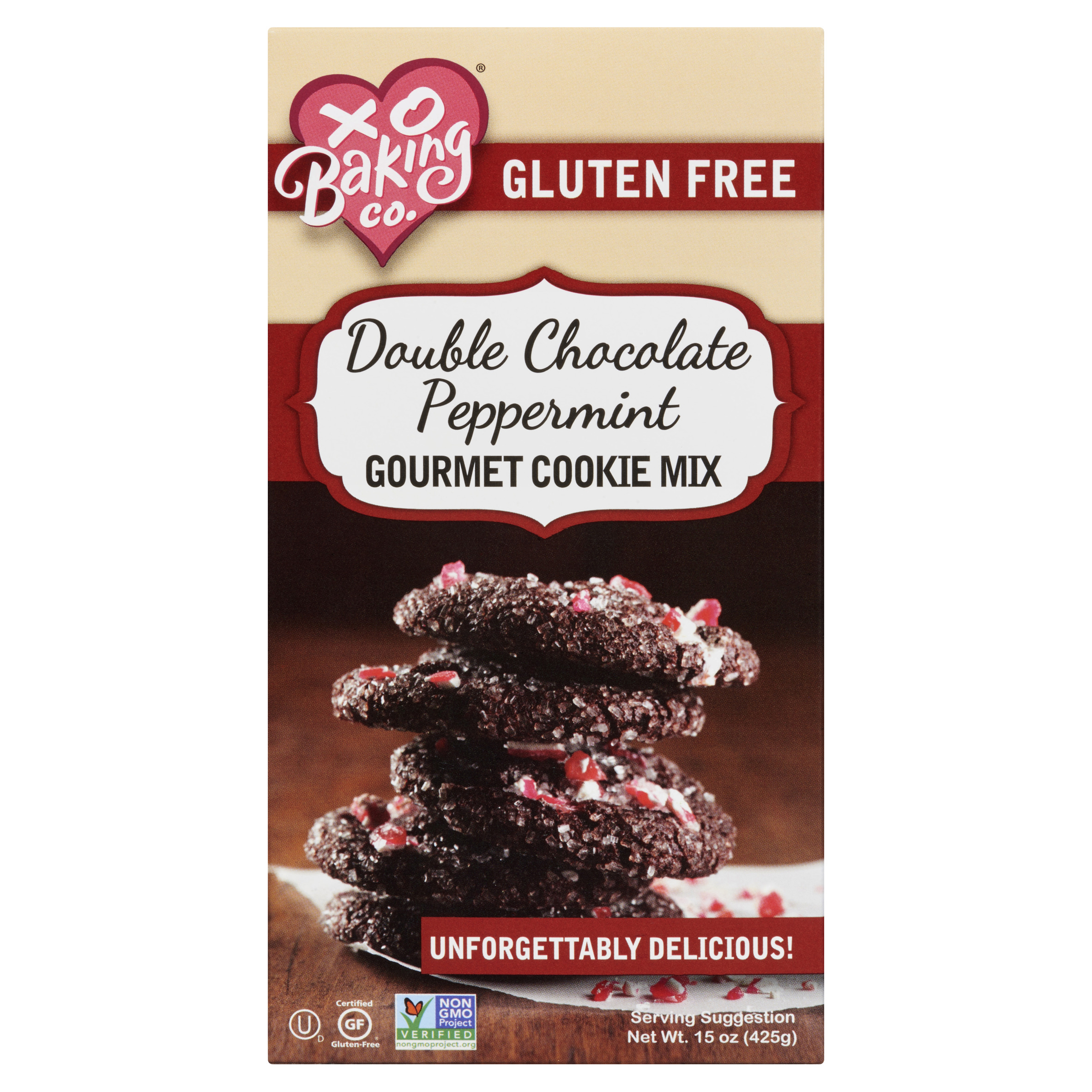 Buy XO Baking Gluten-Free Cookie Mix Double Chocolate Peppermint 425 g ...