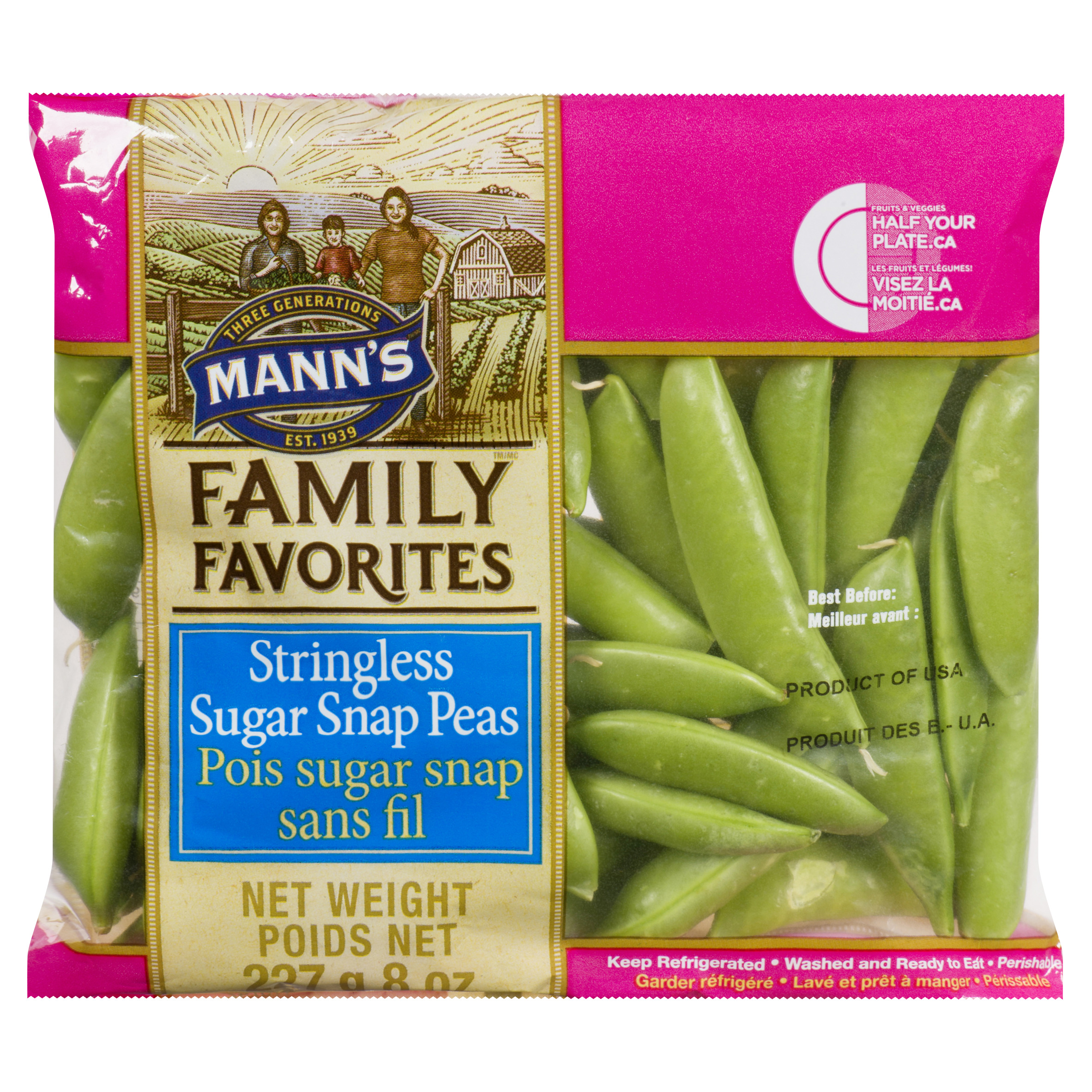 Buy Mann's Stringless Sugar Snap Peas 227 g | Safeway Canada