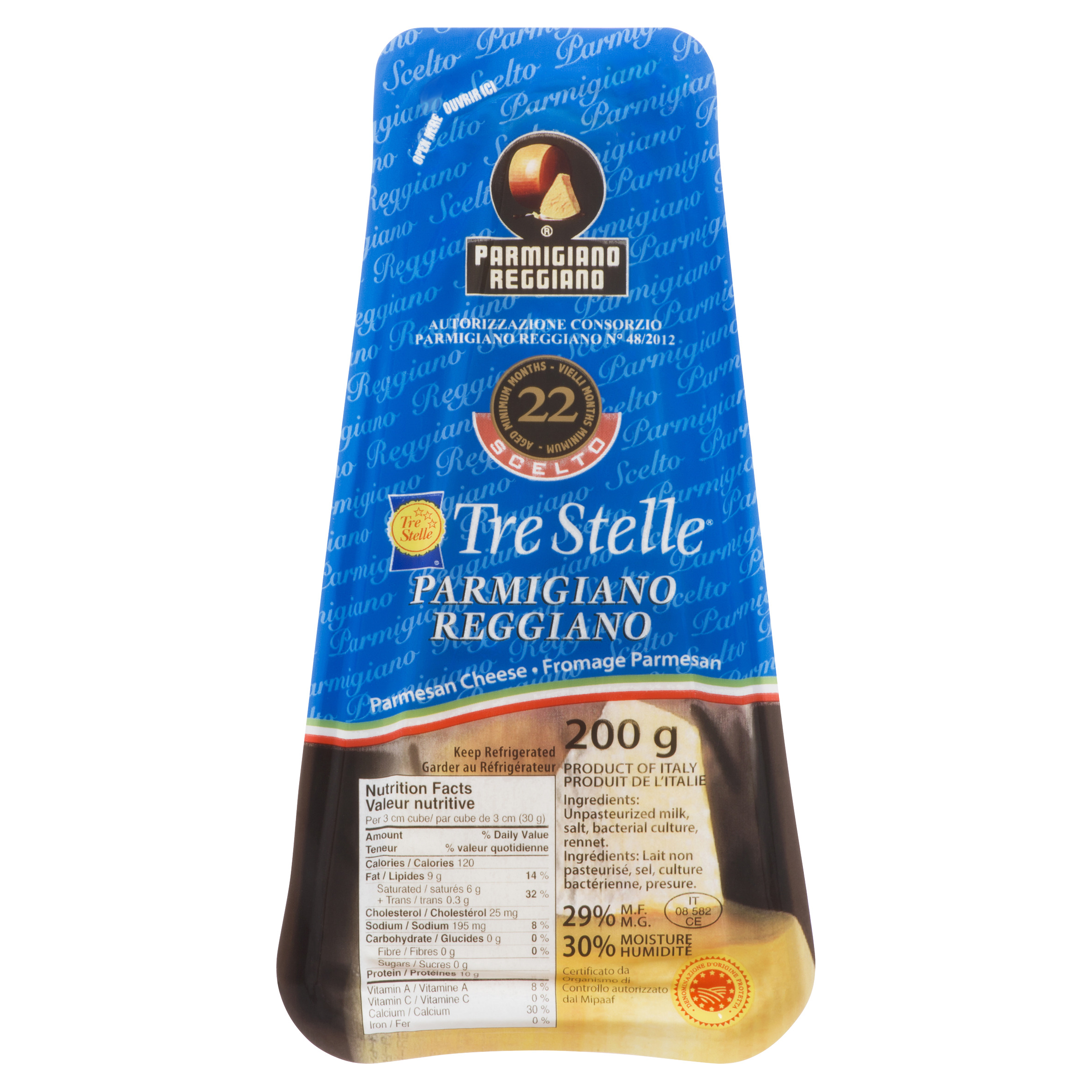 Buy Tre Stelle Cheese Parmigiano Reggiano 200 g | FreshCo