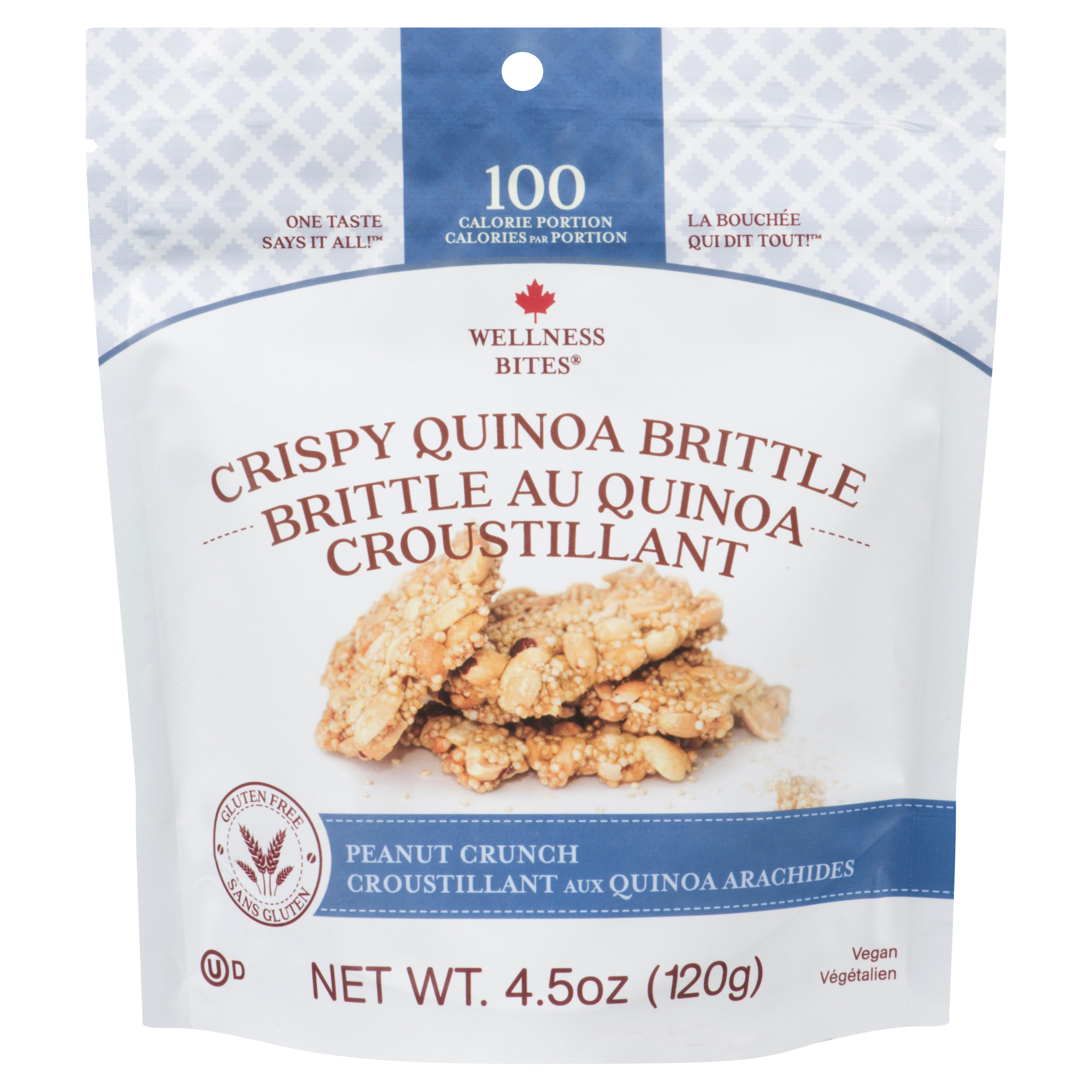 Buy Wellness Bites Vegan Crispy Quinoa Peanut Brittle 120 g | Sobeys Inc.