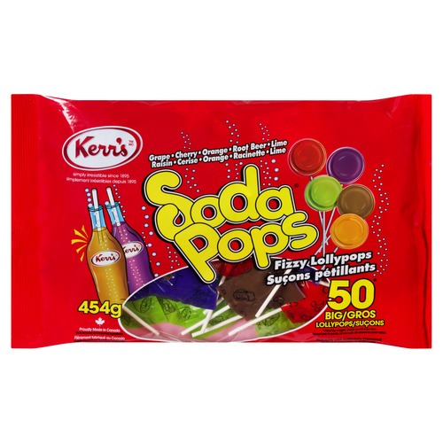 Buy Kerr's Soda Pops Fizzy Lollypops 454 g | Sobeys Inc.