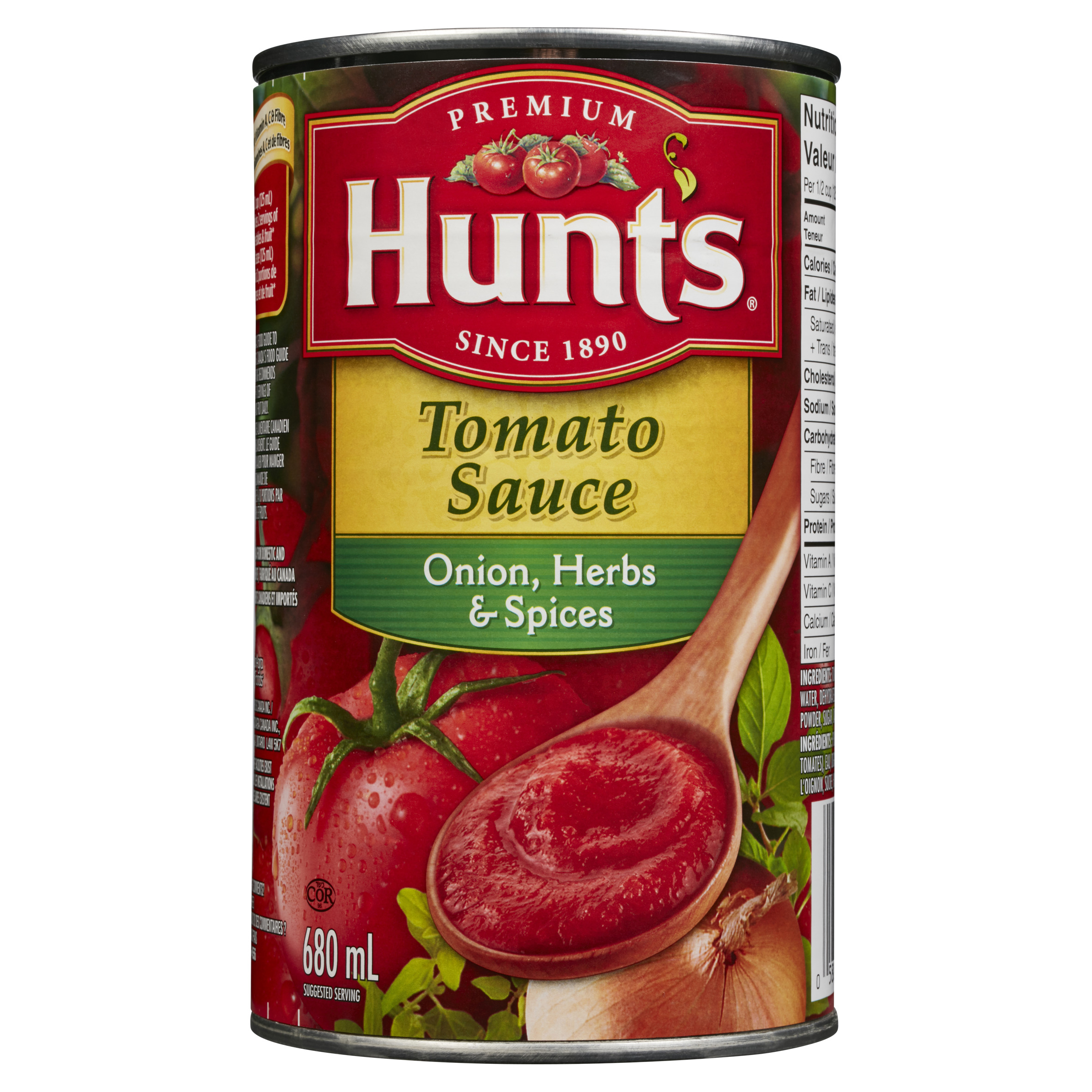 Buy Hunt's Tomato Sauce With Onion Herbs & Spices 680 ml | Safeway Canada
