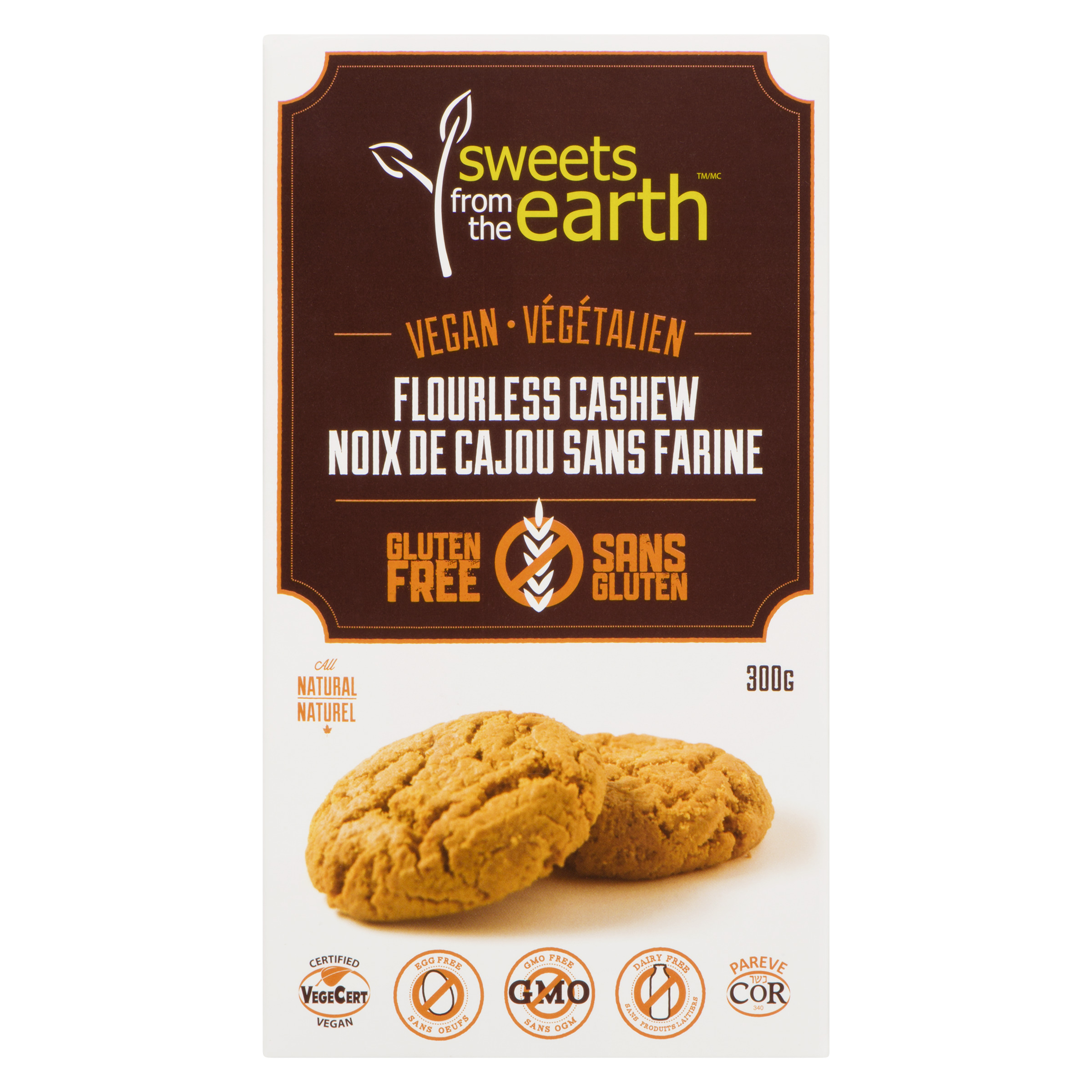 Buy Sweets From The Earth Gluten - Free Cashew Flourless Cookies 8 Pack ...