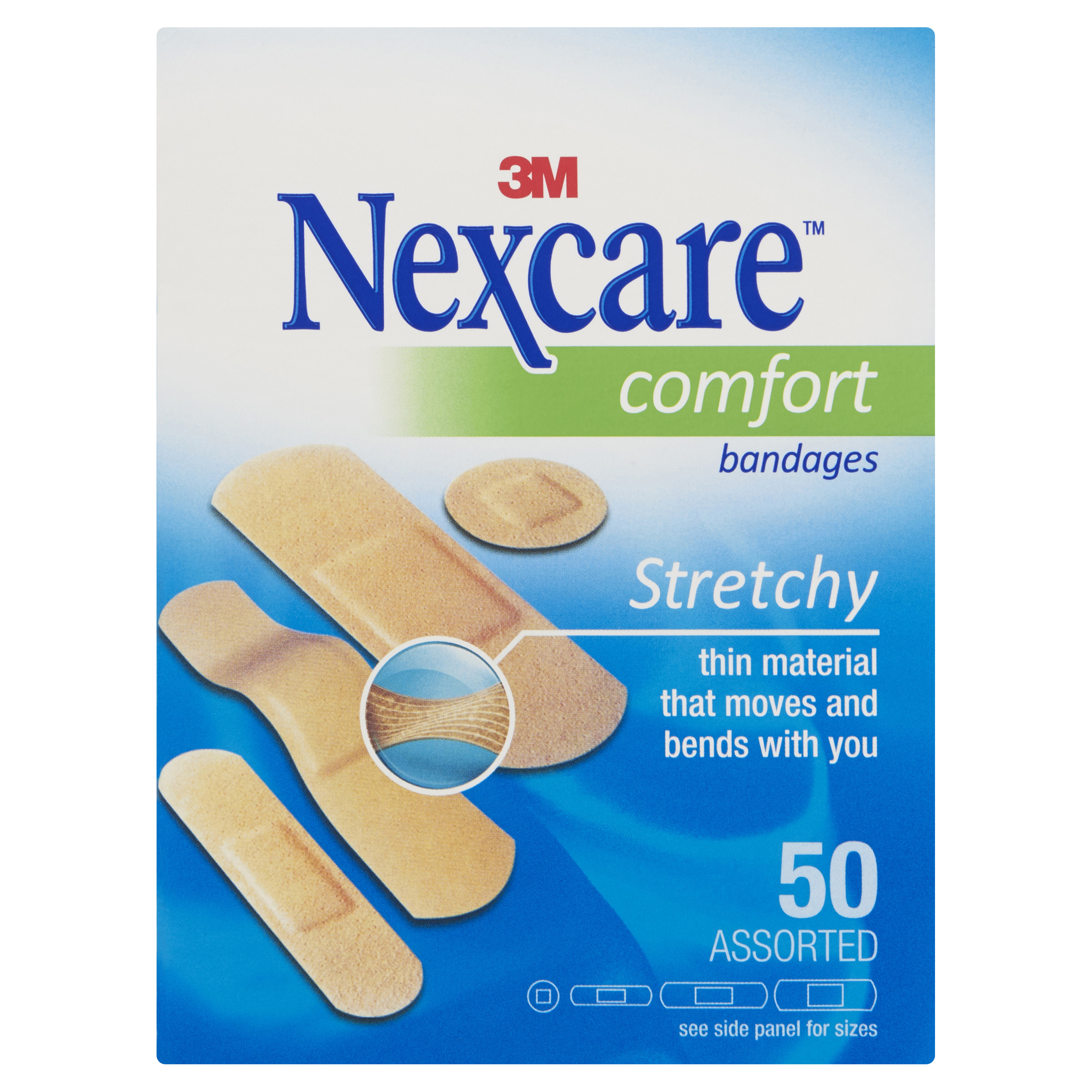 Buy 3M Nexcare Comfort Assorted Strip Bandages 50 Count | FreshCo