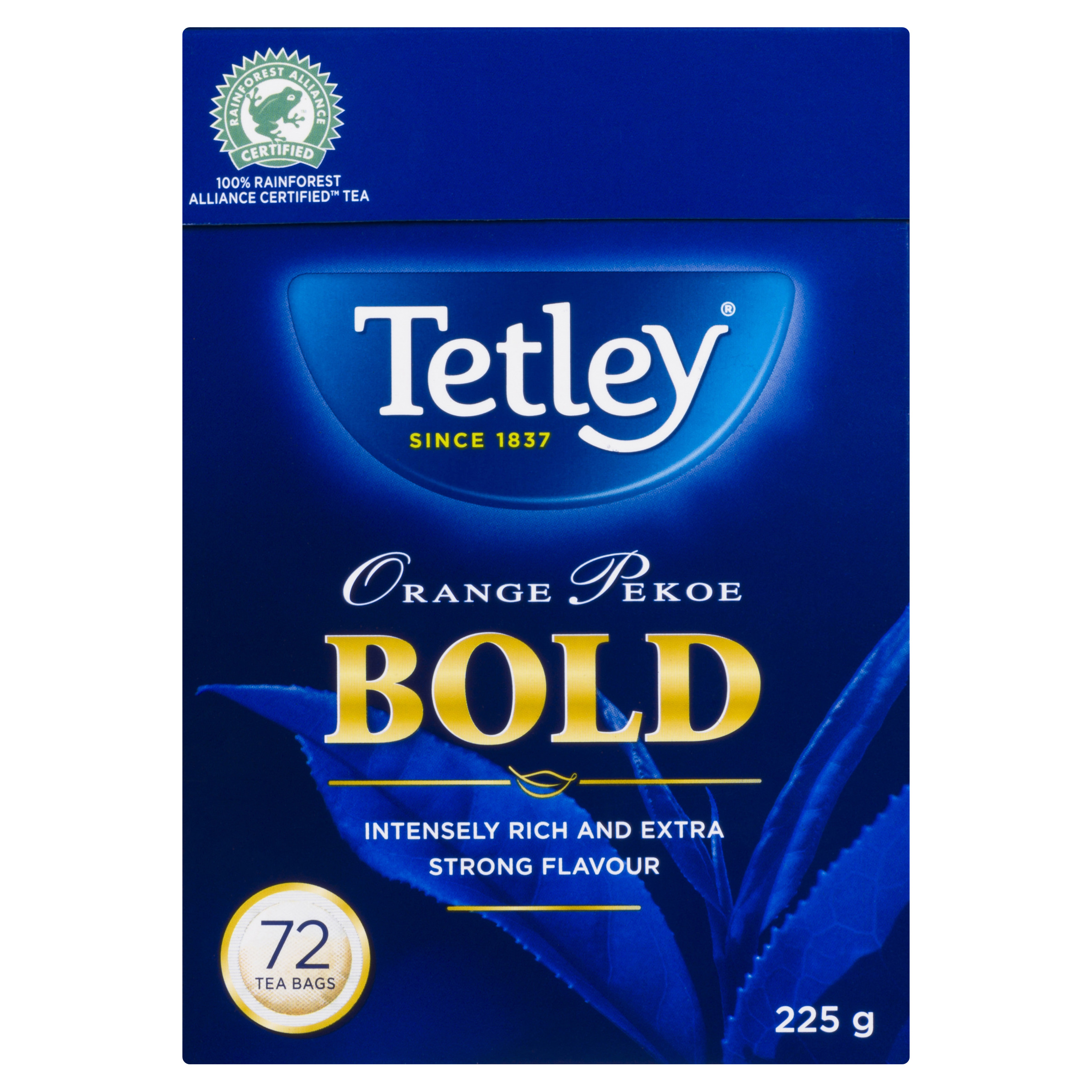 Buy Tetley Tea Bold Orange Pekoe 72 Tea Bags | FreshCo