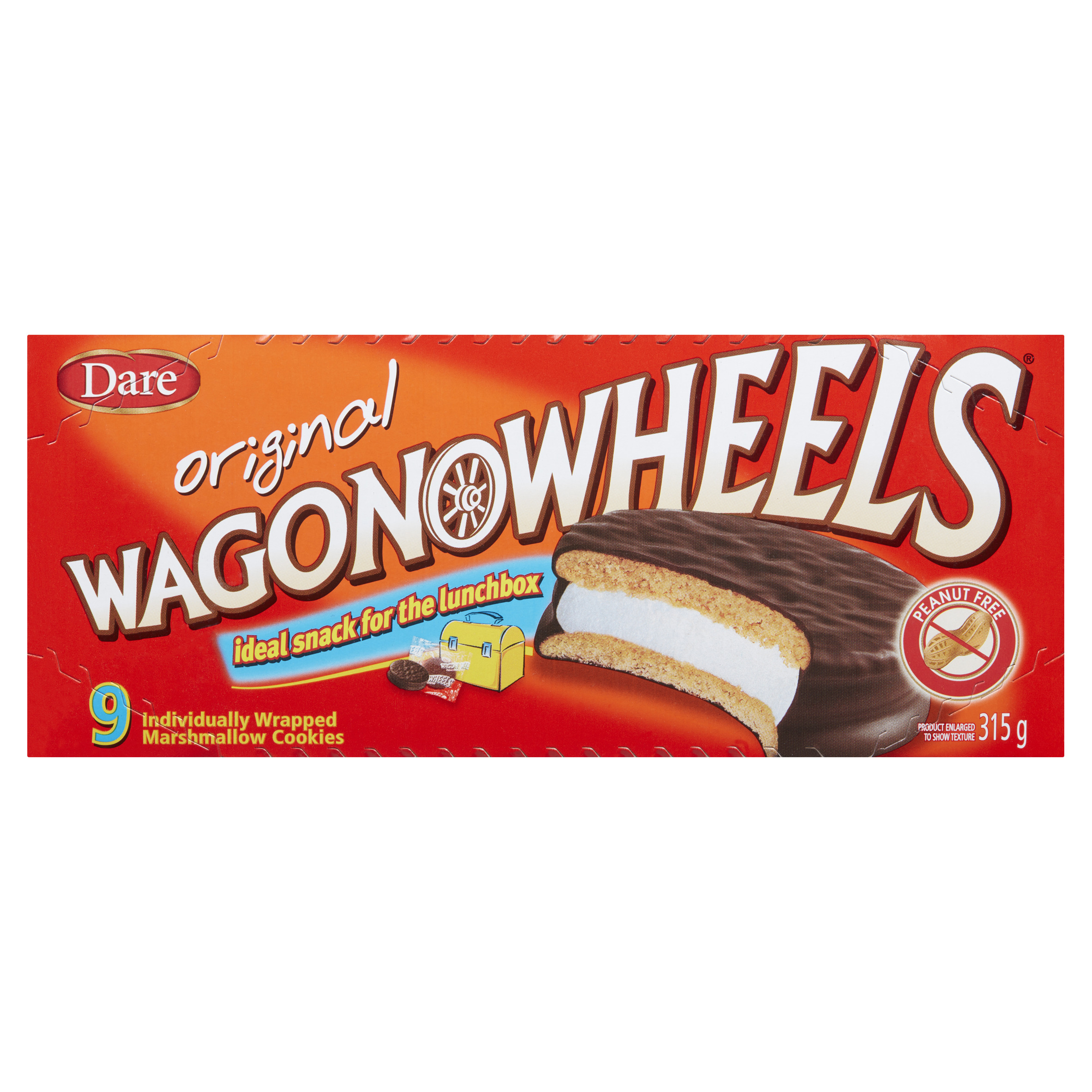 Buy Dare Wagon Wheels Peanut-Free Marshmallow Cookies Original 315 g ...