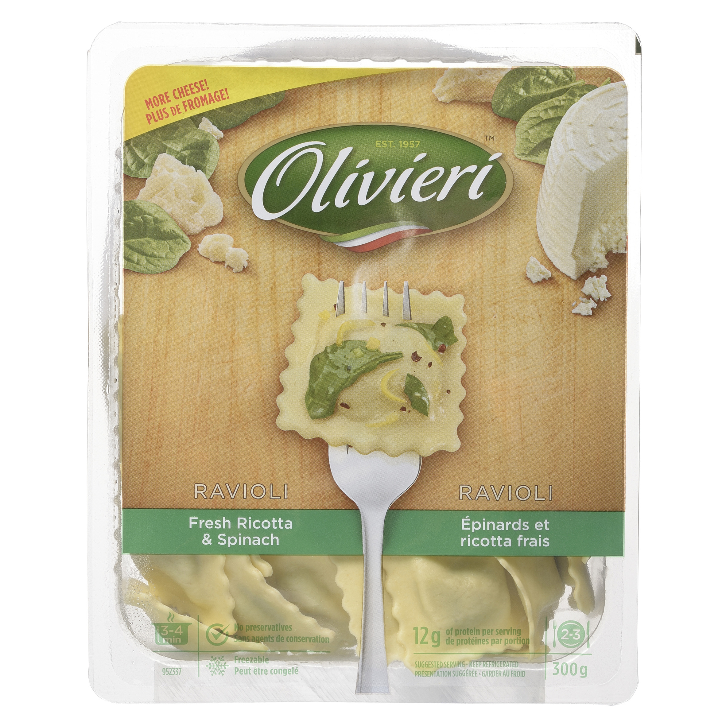 Buy Olivieri Fresh Ricotta & Spinach Ravioli 300 g | Safeway Canada