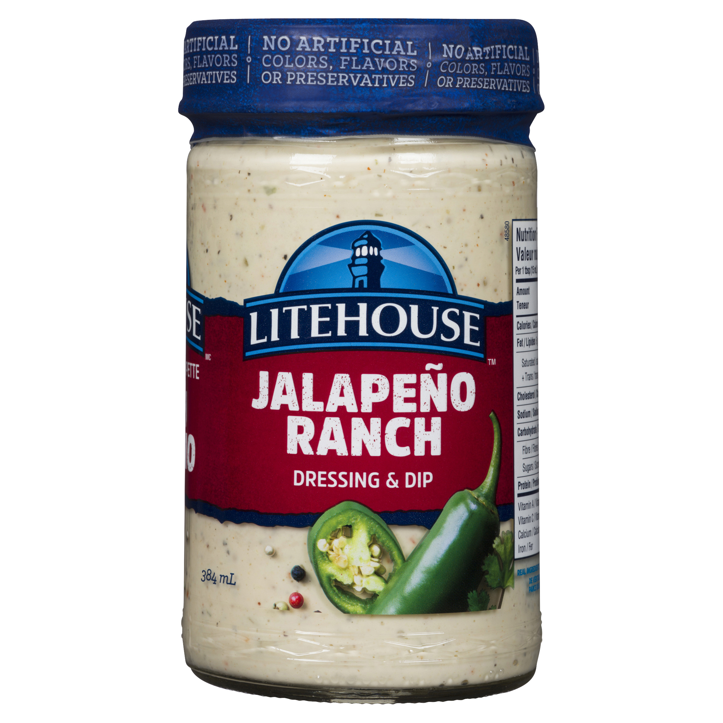 Buy Litehouse Dressing & Dip Jalapeno Ranch 384 ml | Sobeys Inc.