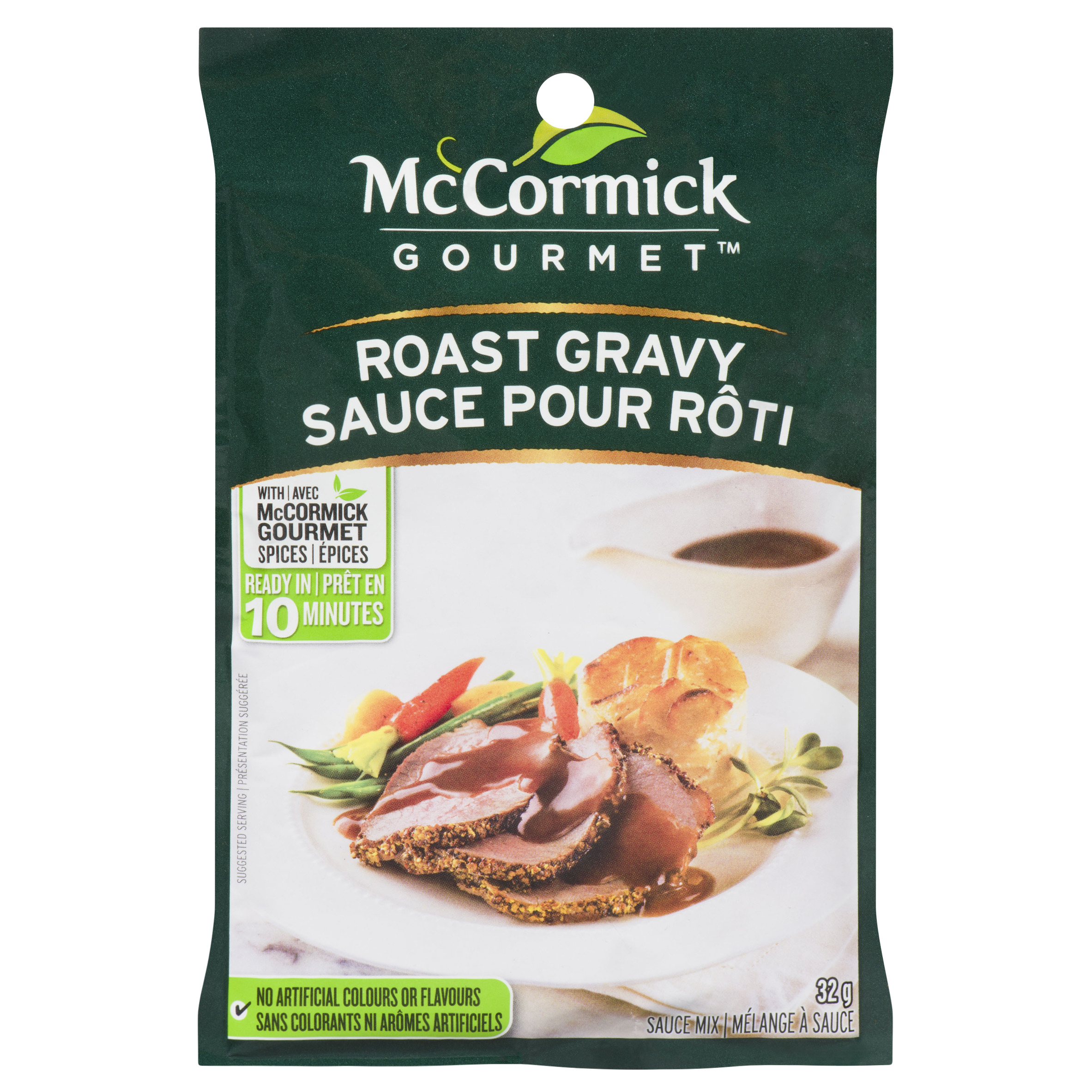 Buy McCormick Roasted Gravy Sauce Mix International 32 g | Sobeys Inc.