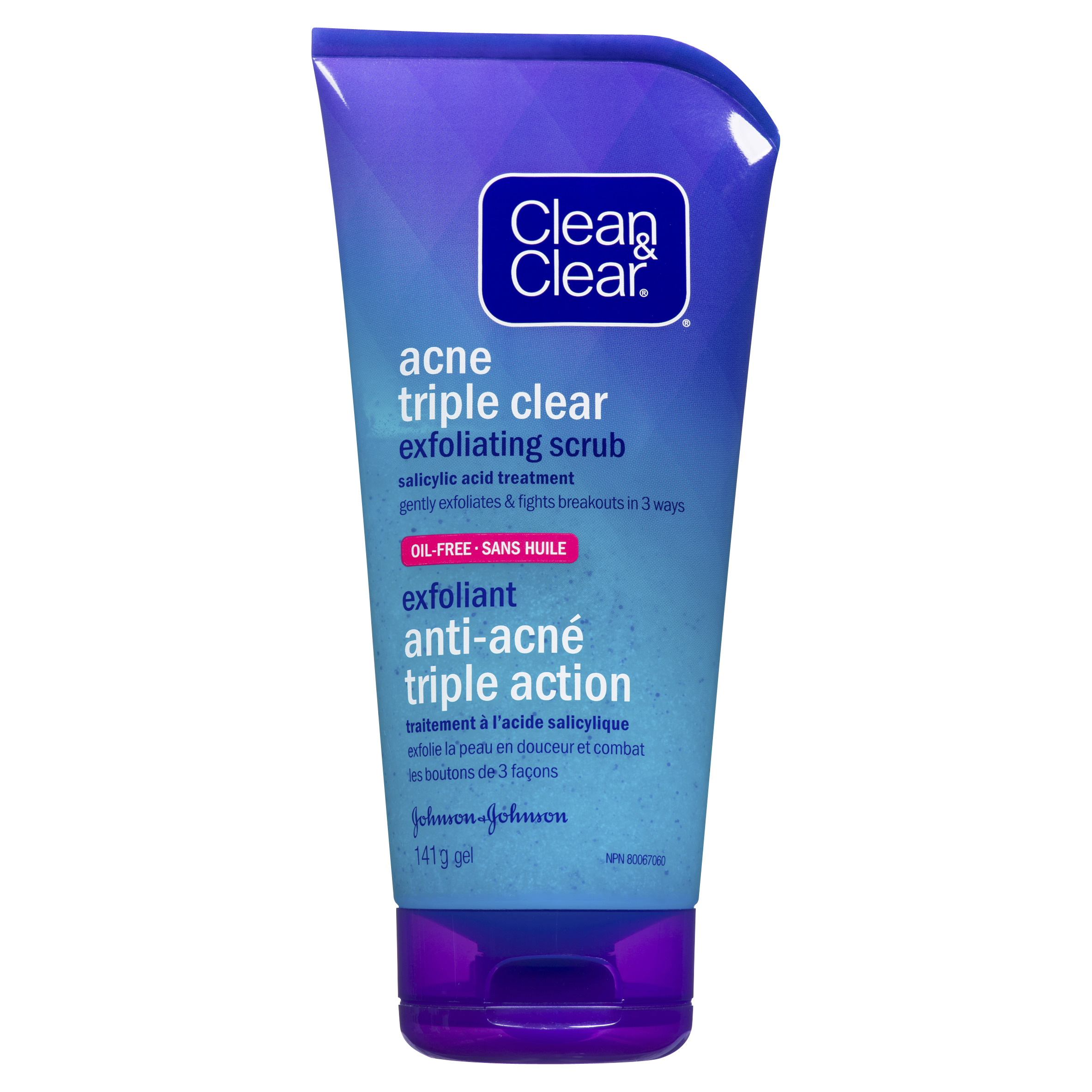 Buy Clean & Clear Acne Triple Clear Exfoliating Facial Scrub 141 g ...