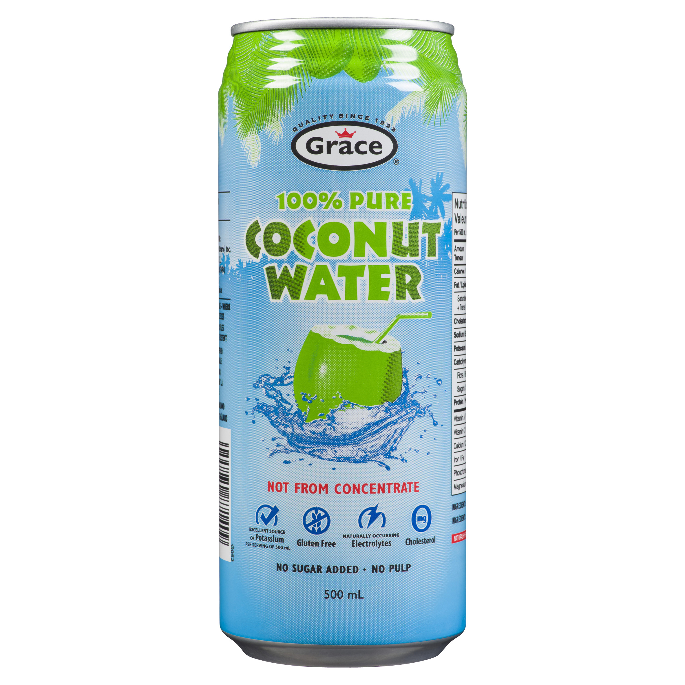 Buy Grace 100% Pure Coconut Water 500 ml (can) | Safeway Canada