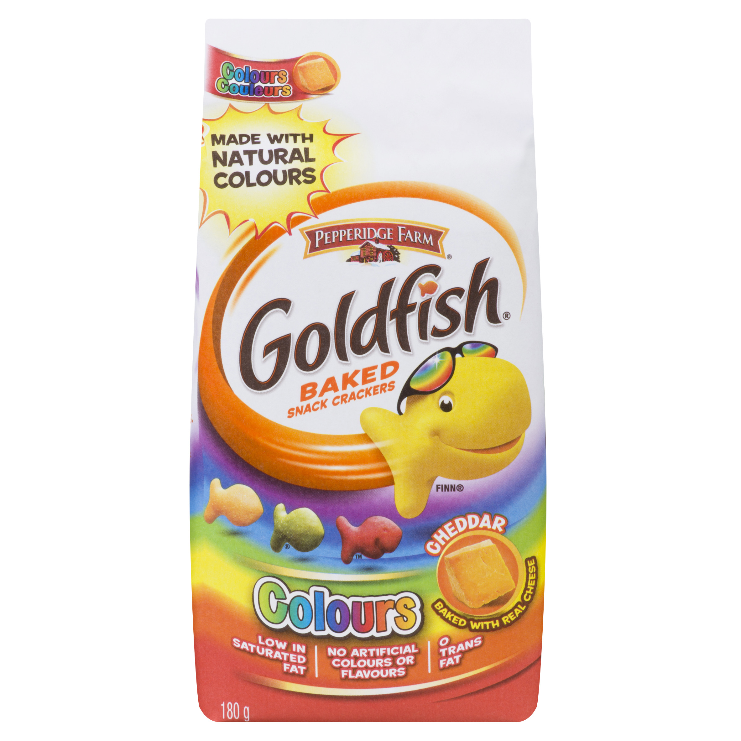 Buy Pepperidge Farm Goldfish Crackers Cheddar Colours 180 g | Foodland