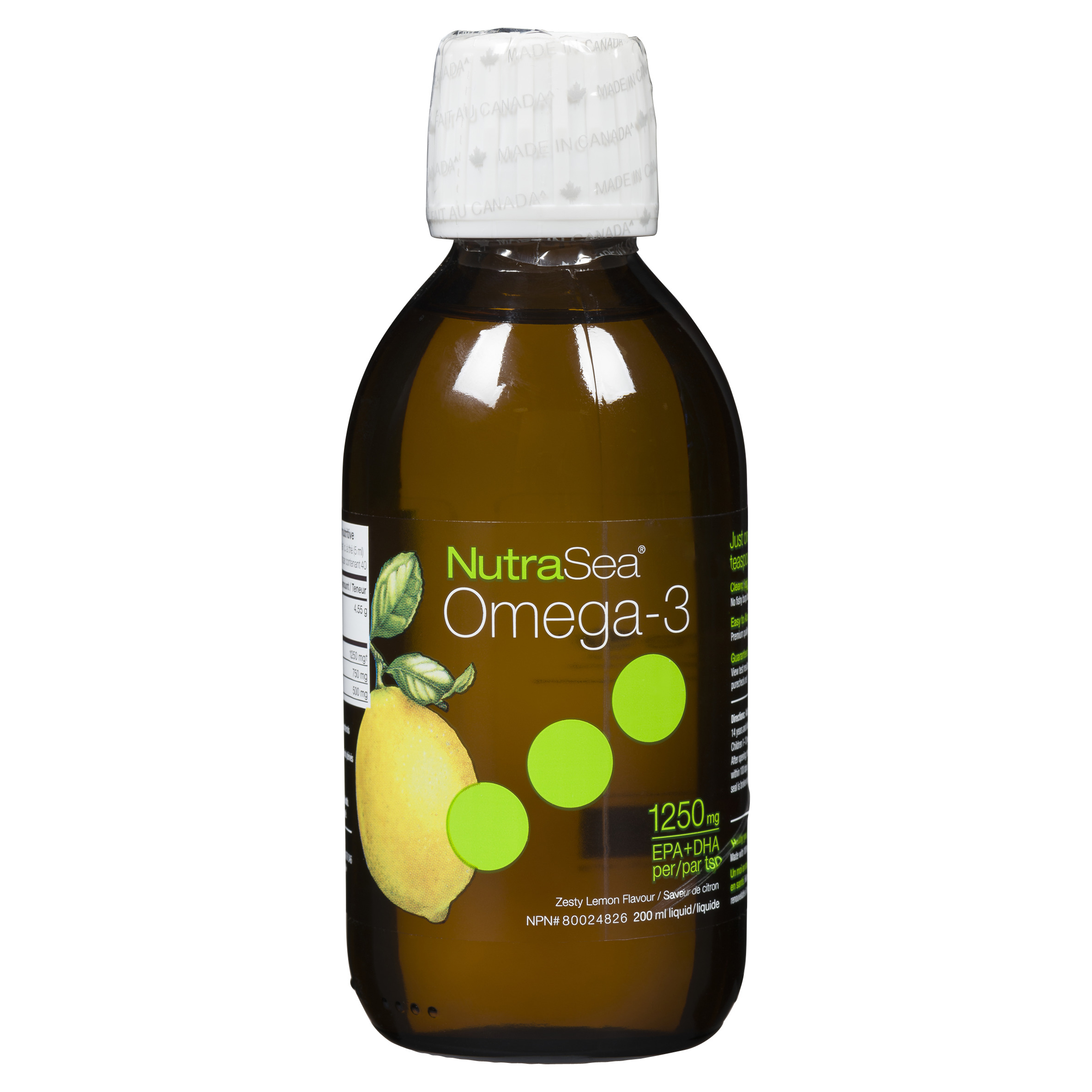 Buy NutraSea Omega-3 Liquid Zesty Lemon 200 ml | Safeway Canada