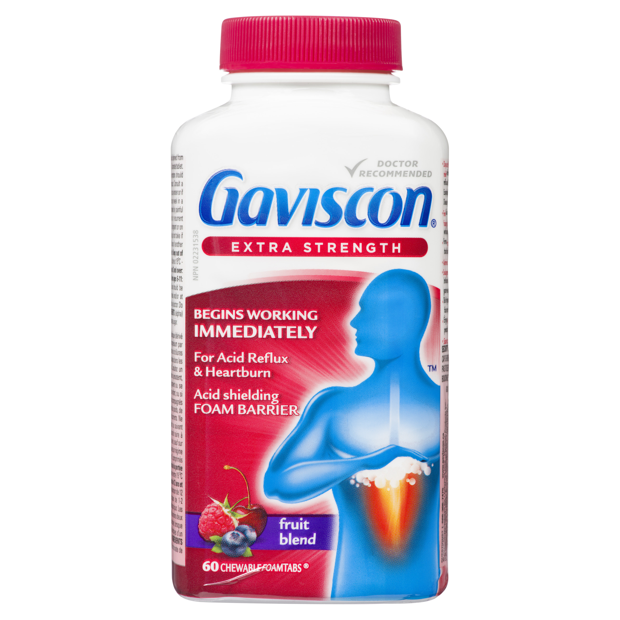 Buy Gaviscon Antacid Extra Strength Acid Reflux & Heart Burn Chewable ...