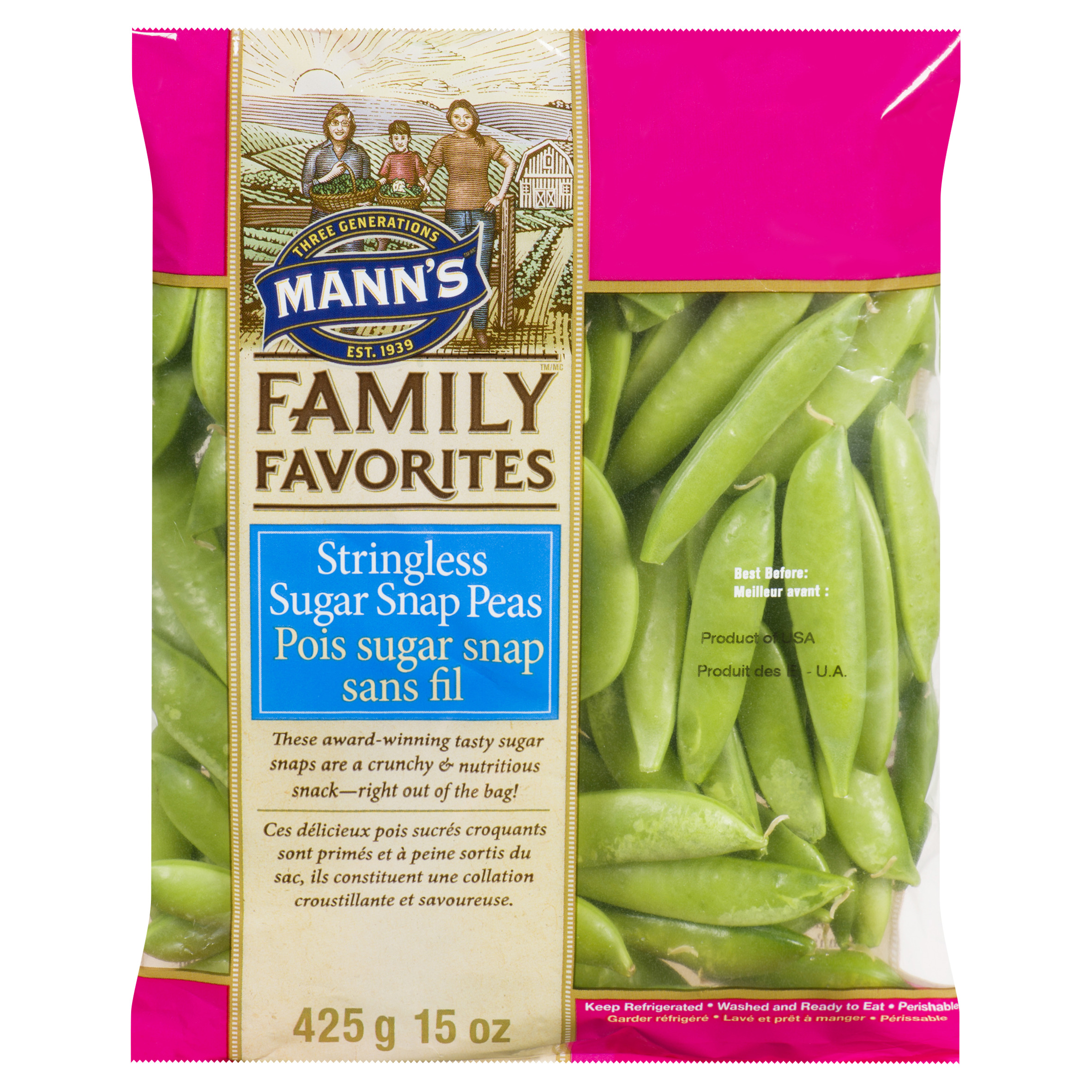 Buy Mann's Sugar Snap Peas Stringless 425 g | Safeway Canada