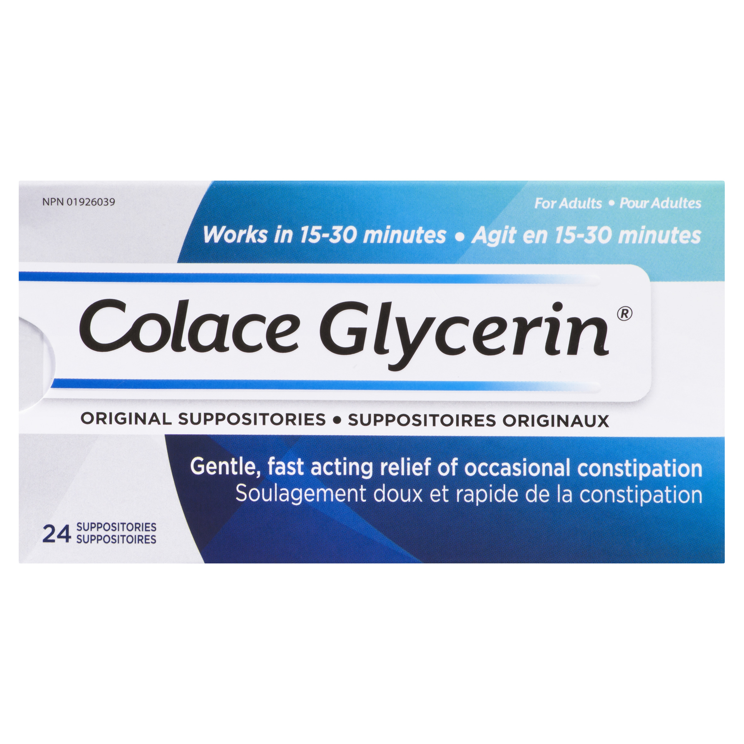 Buy Colace Glycerin Adult Suppositories 24's | FreshCo