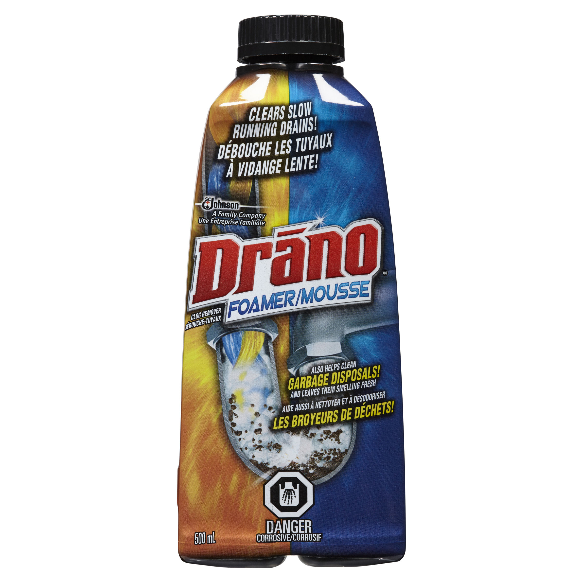 Buy Drano Dual-Force Foamer Clog Remover 500ml | Foodland