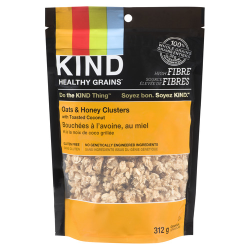Buy Kind Gluten-Free Granola Oats & Honey Clusters With Toasted Coconut ...