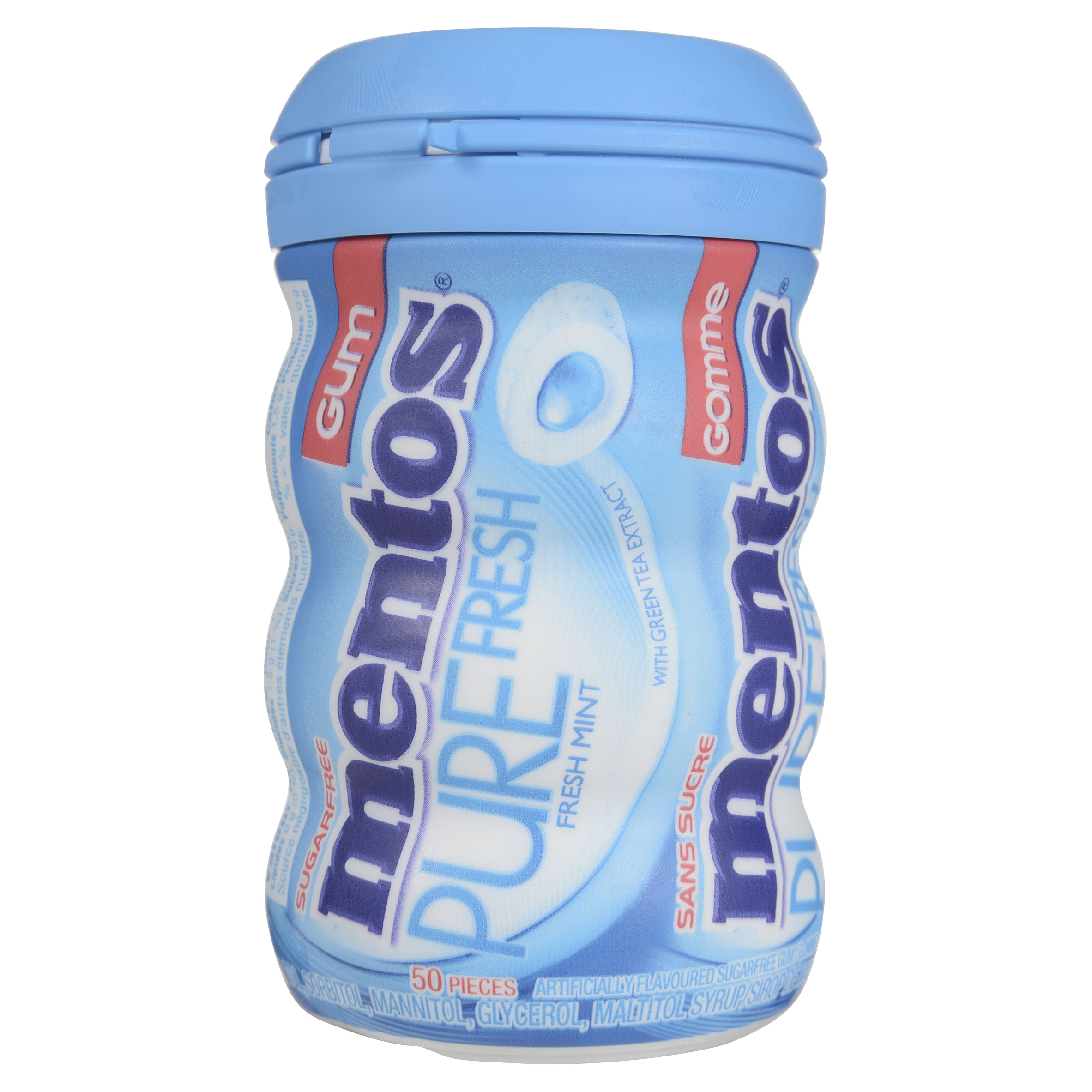 Buy Mentos Gum Sugar free Pure Fresh Mint 50 Pieces | FreshCo