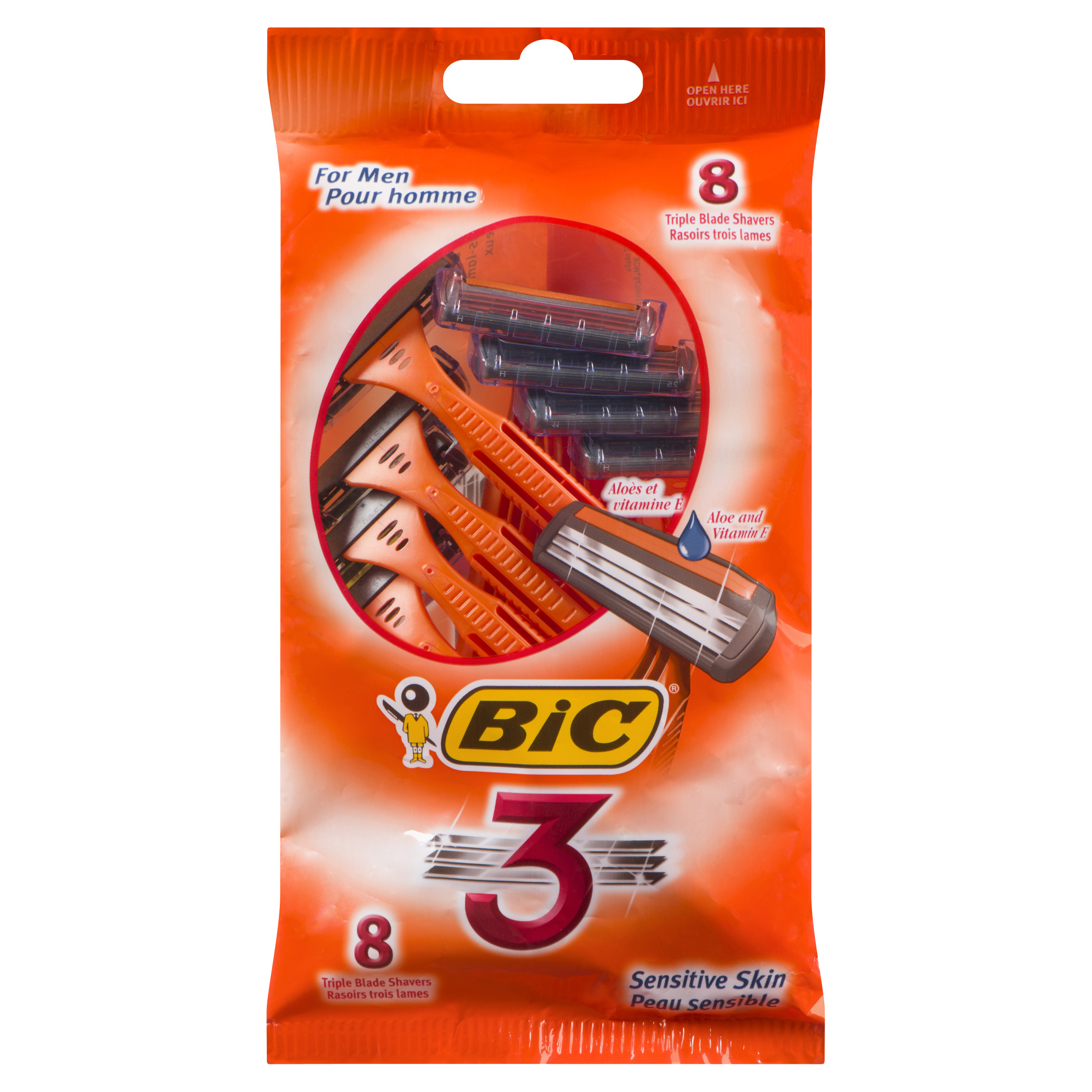 Buy Bic Men's Triple Blade Razor 8 Razors | Safeway Canada