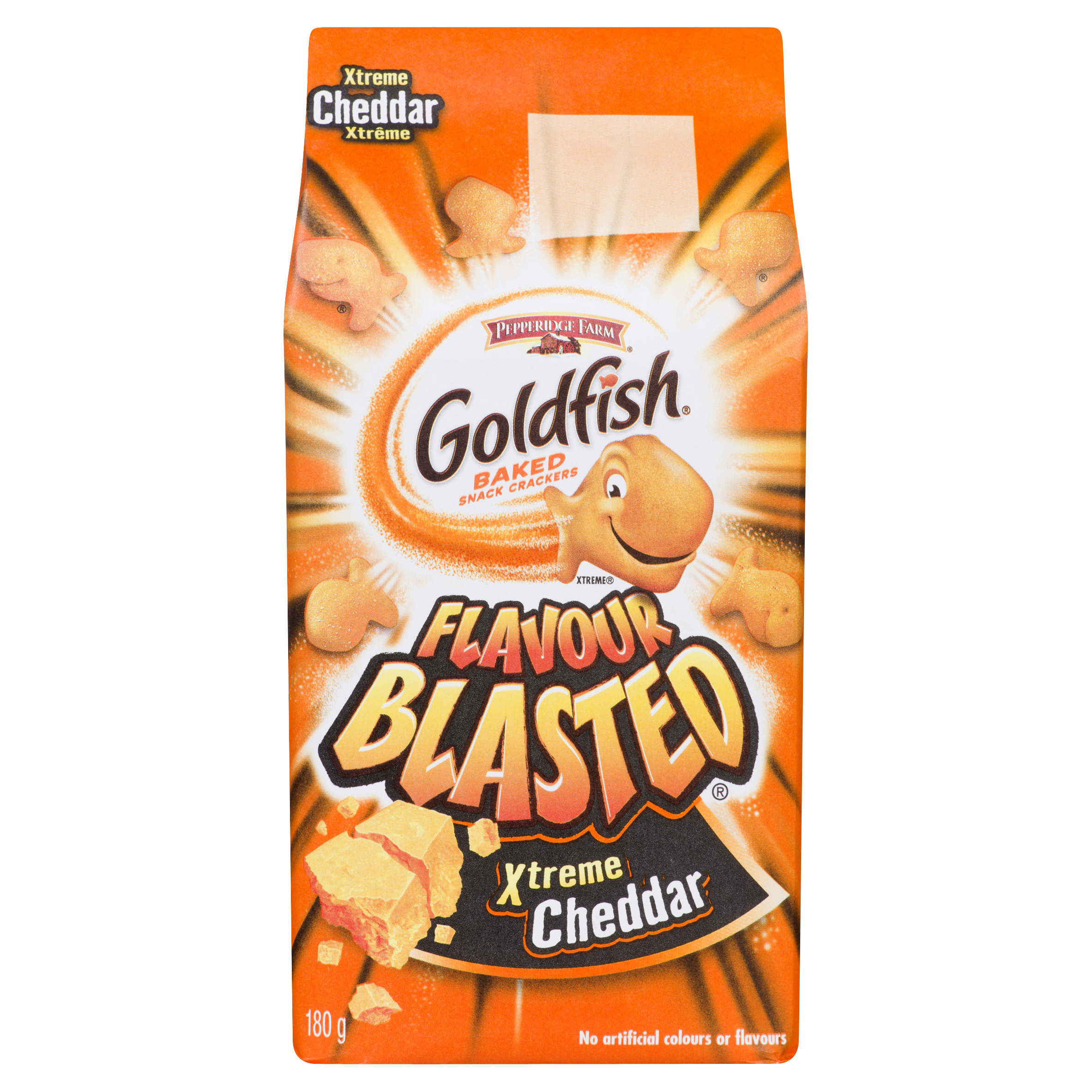 Buy Pepperidge Farm Goldfish Crackers Flavour Blasted Extreme Cheddar ...