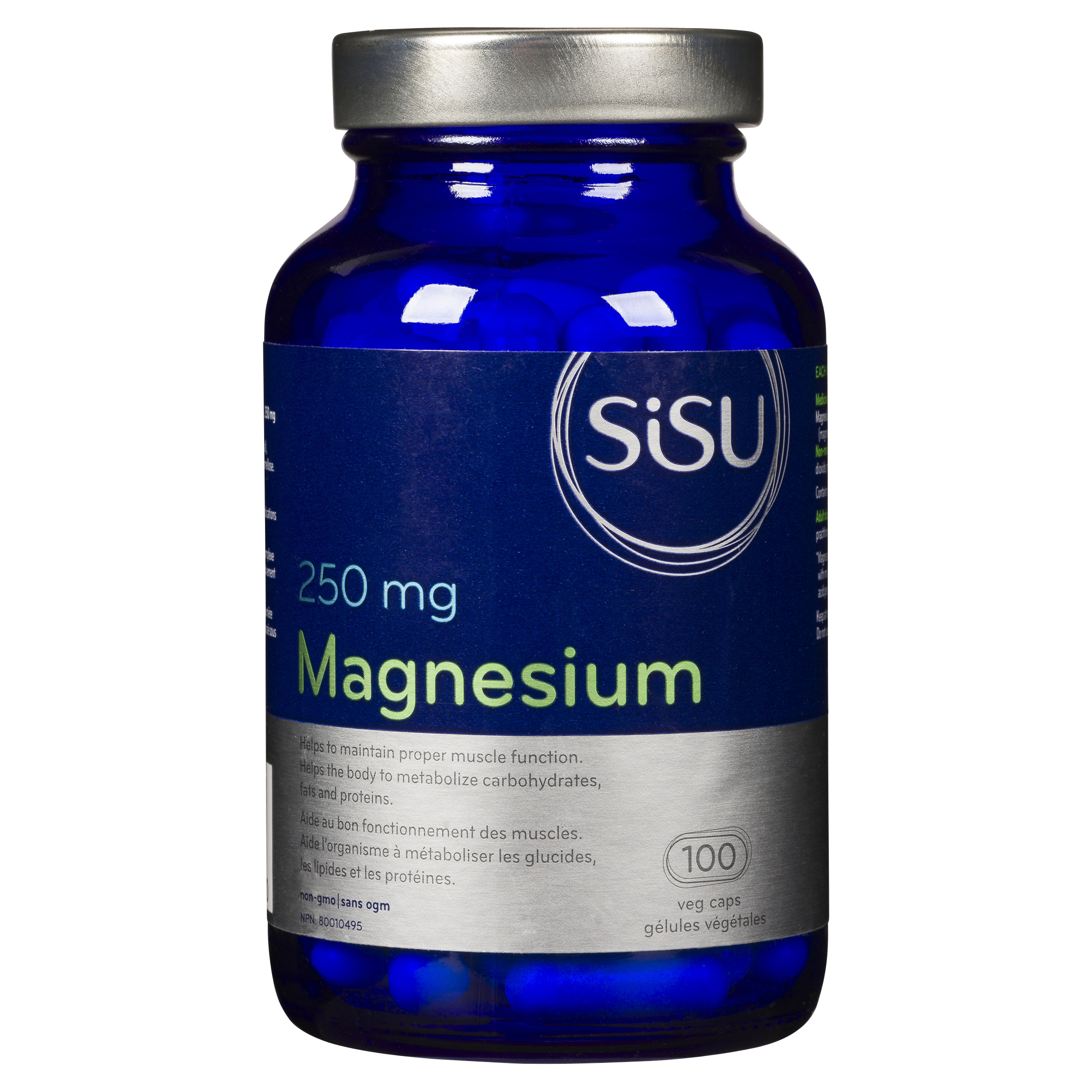 Buy Sisu Supplement Magnesium 250 mg 100 Vegetable Capsules | Sobeys Inc.