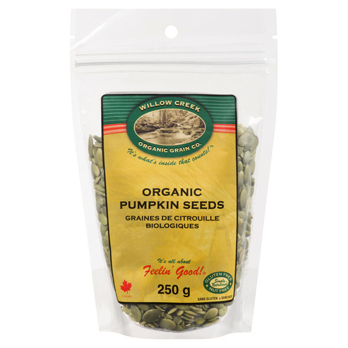 Buy Willow Creek Organic Pumpkin Seeds Raw Hulled 250 g | Sobeys Inc.