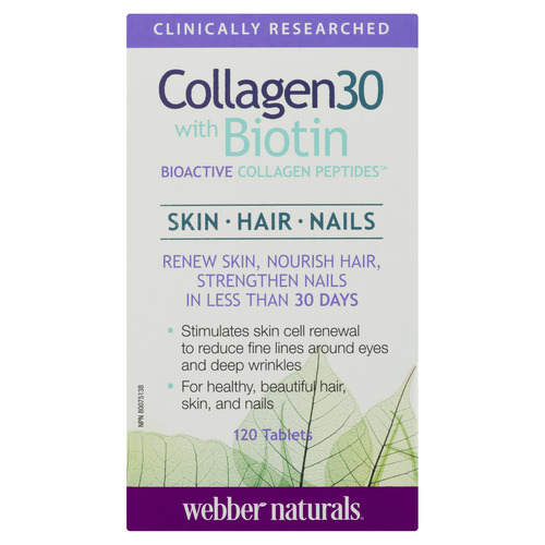 Buy Webber Naturals Collagen 30 With Biotin 120 Tablets | Sobeys Inc.