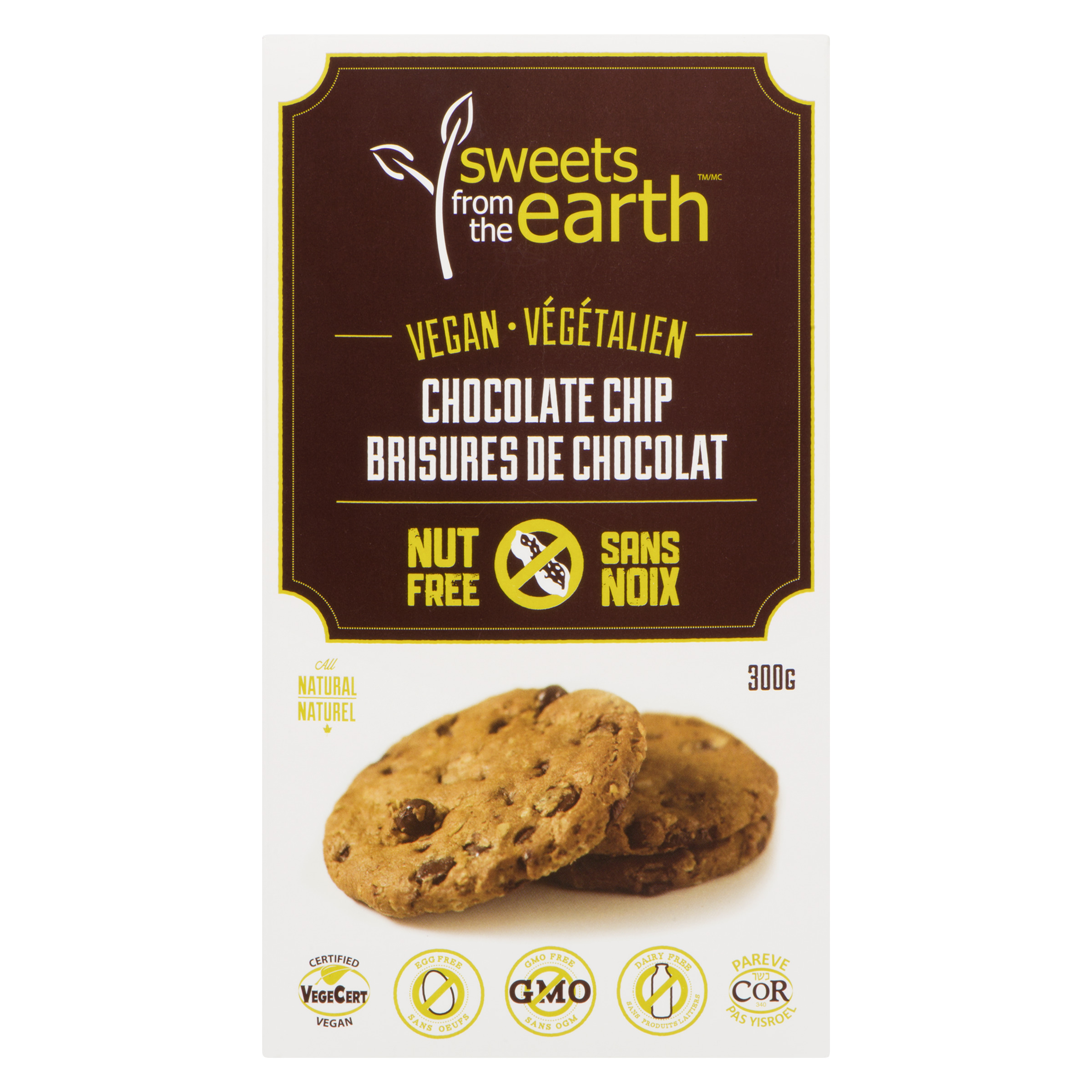 Buy Sweets from the Earth Nut-Free Cookie Box Chocolate Chip 300 g ...