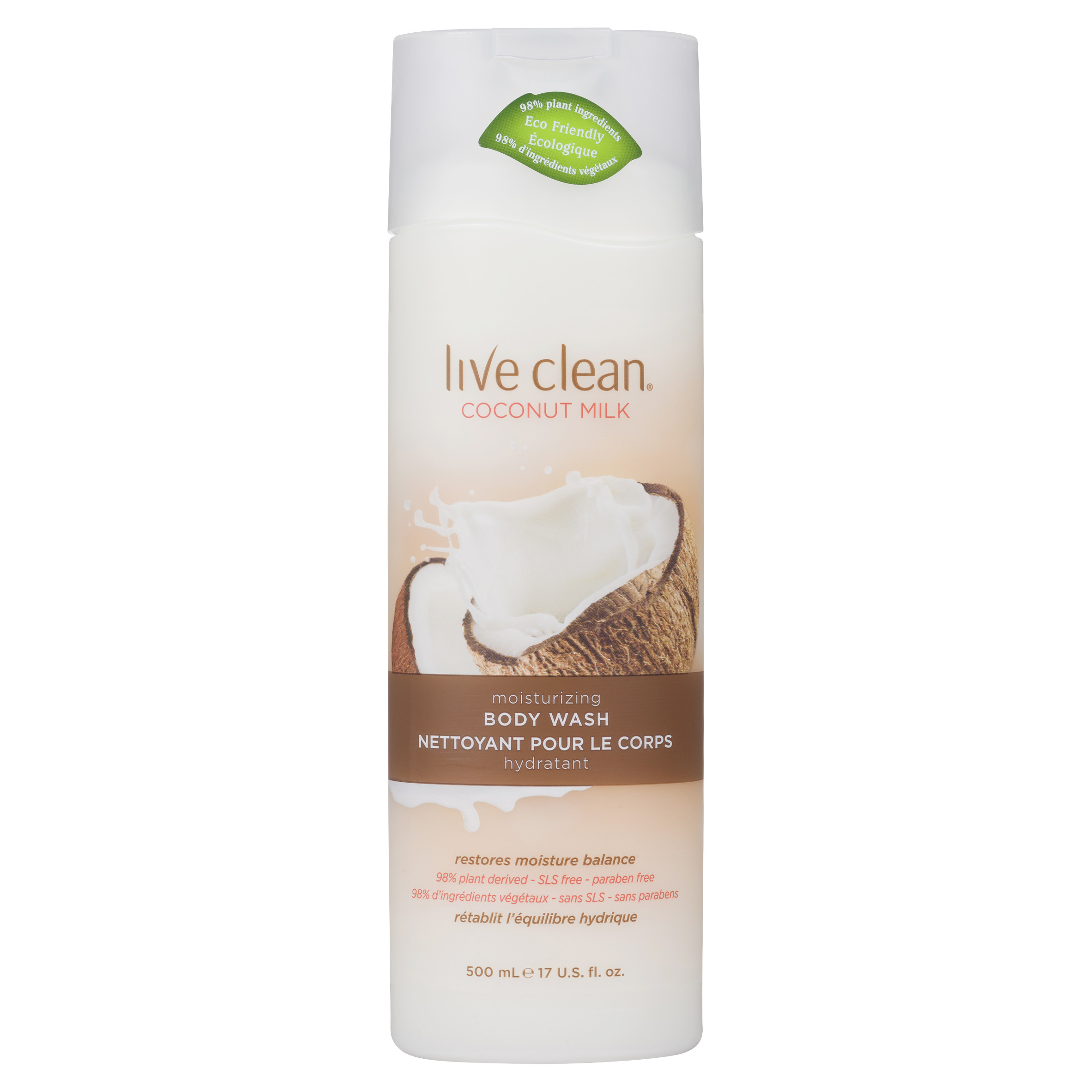 Buy Live Clean Body Wash Coconut Milk 500 ml | Safeway Canada