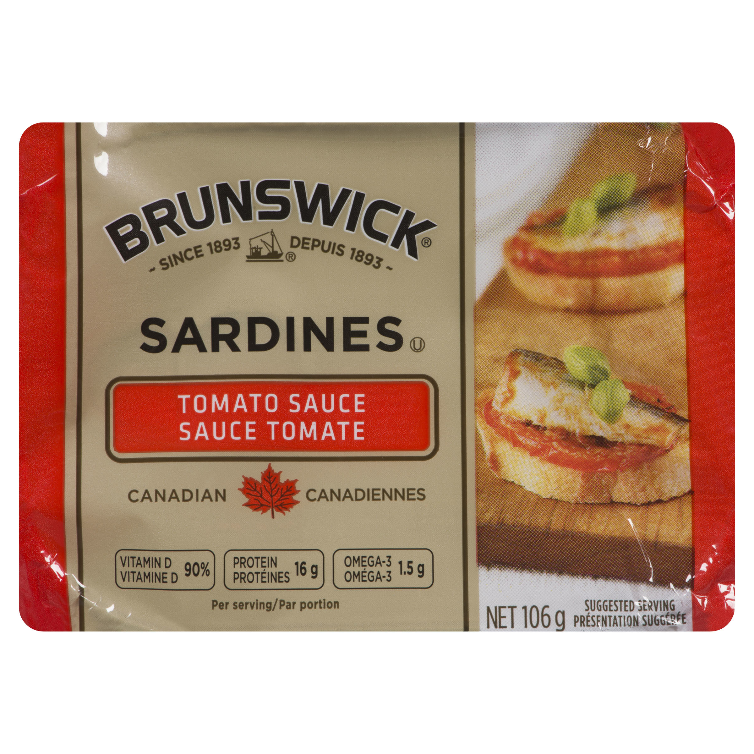 Buy Brunswick Sardines In Tomato Sauce 106 g | Safeway Canada