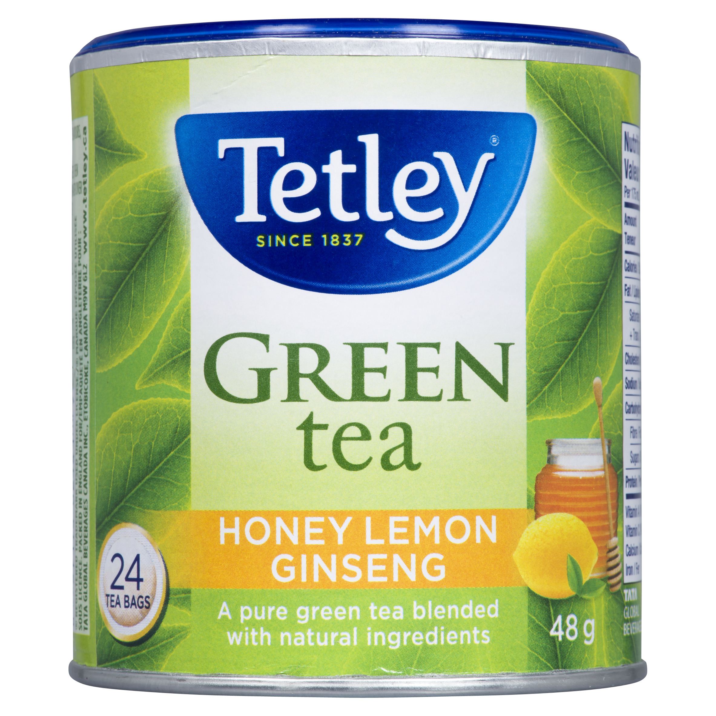 Buy Tetley Green Tea Honey Lemon Ginseng 24 Tea Bags | Safeway Canada